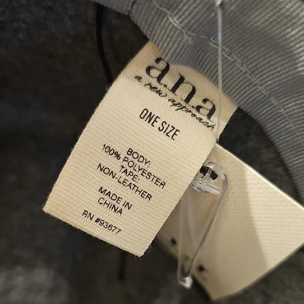a.n.a | Accessories | Ana Gray Fedora With Black Band | Poshmark